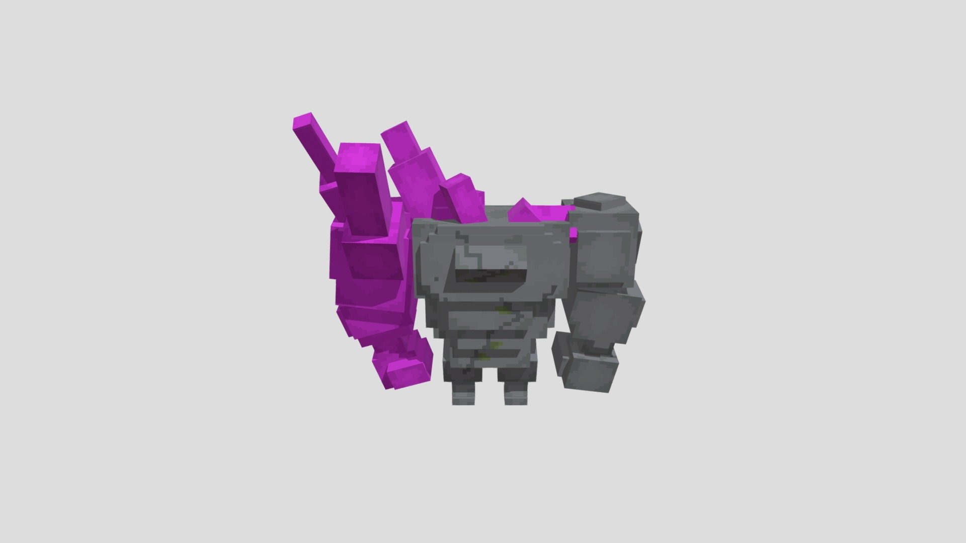 Minecraft Rock/Crystal Golem - 3D model by nightmares.op [6824d11 ...
