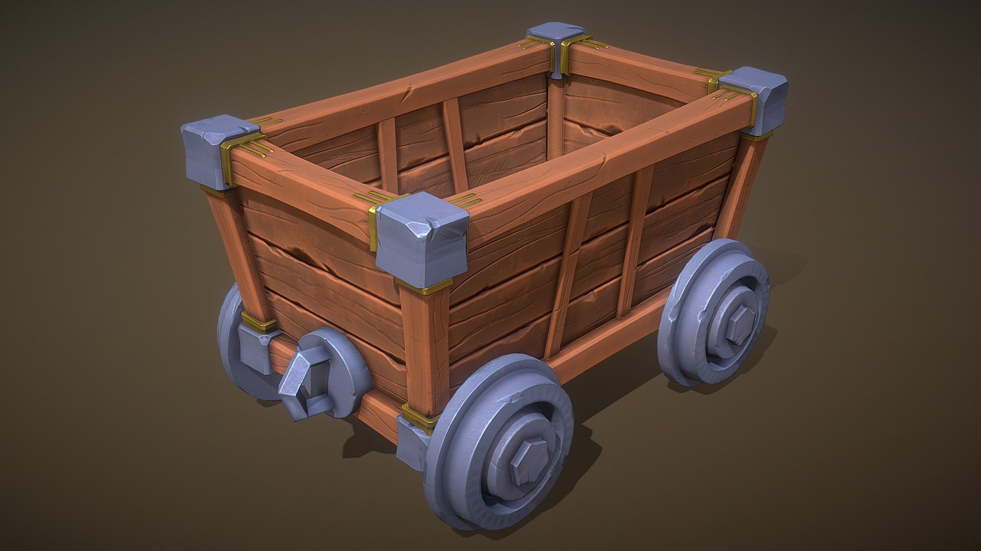 Cartoon Trolley - 3D model by AIR-Z [68251ba] - Sketchfab