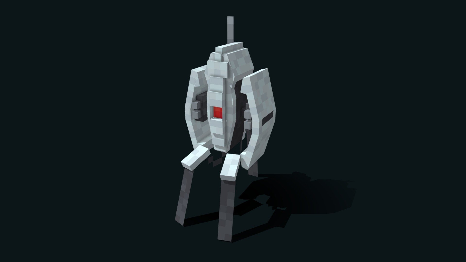 Minecraft Portal Turret - 3D model by ewanhowell5195 [6828560] - Sketchfab