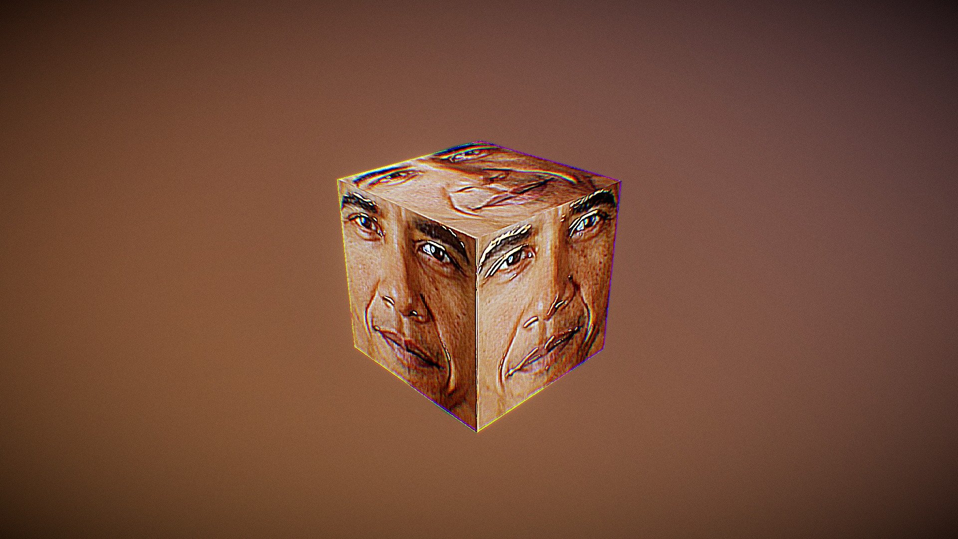 Obamna Cube - Download Free 3D model by Sulfuric Arts (@lobsterfuric ...