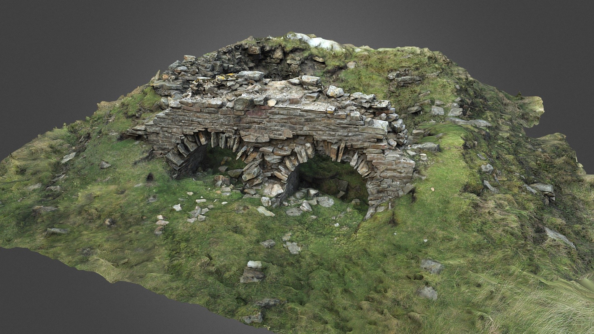Flue Junction, Lintzgarth Mill, Rookhope - 3D model by NickU ...
