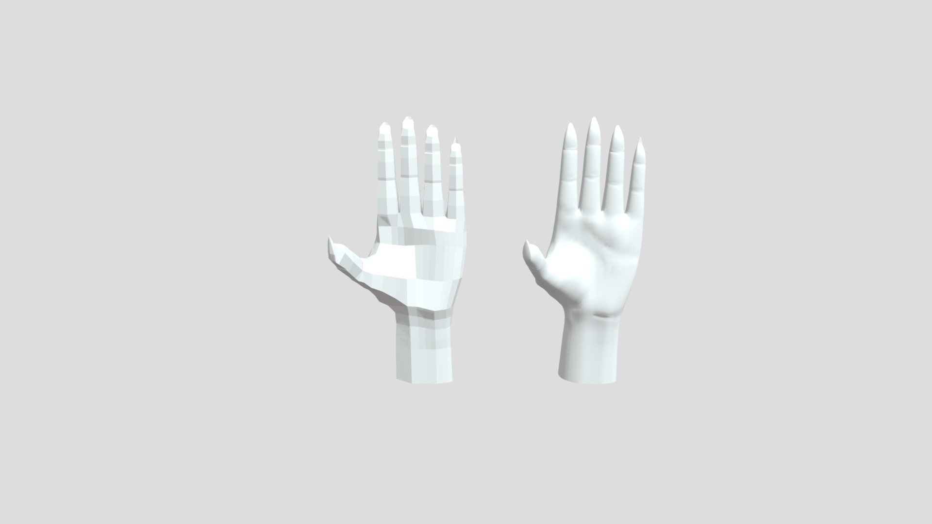 Hand sculpt and armature in one file - Download Free 3D model by ...