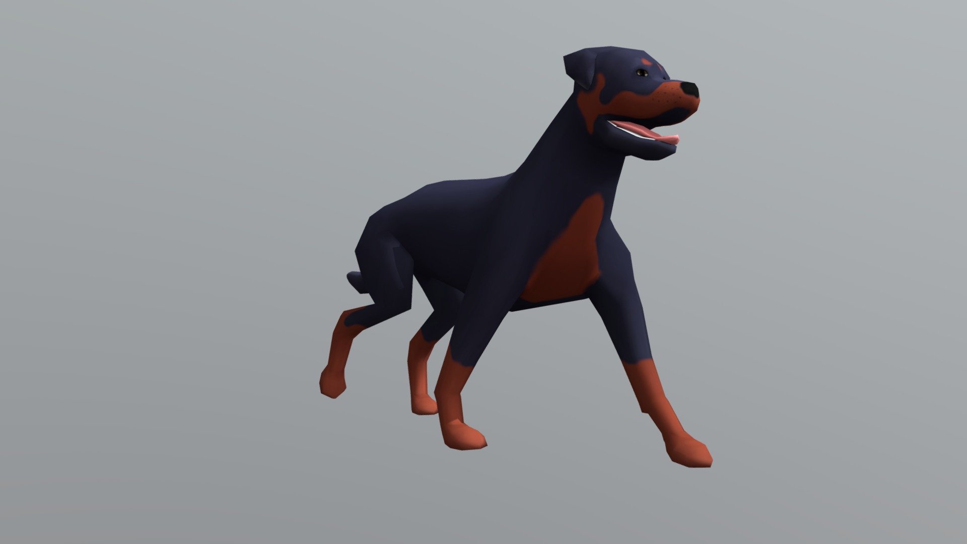 dog rottweiler cartoon - 3D model by batman13 [682d803] - Sketchfab