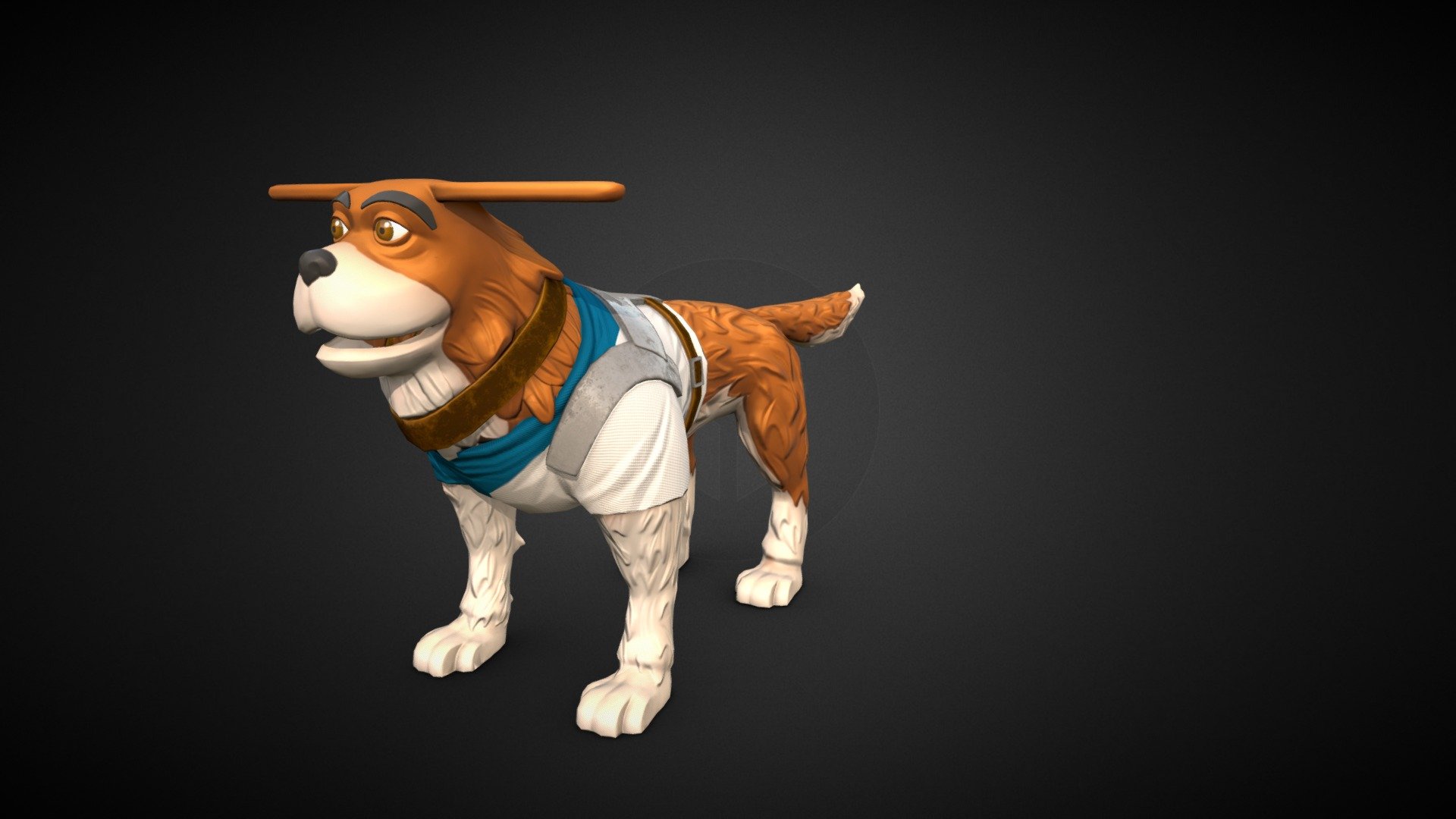 dog01 - 3D model by ljulimillan [682e0e9] - Sketchfab