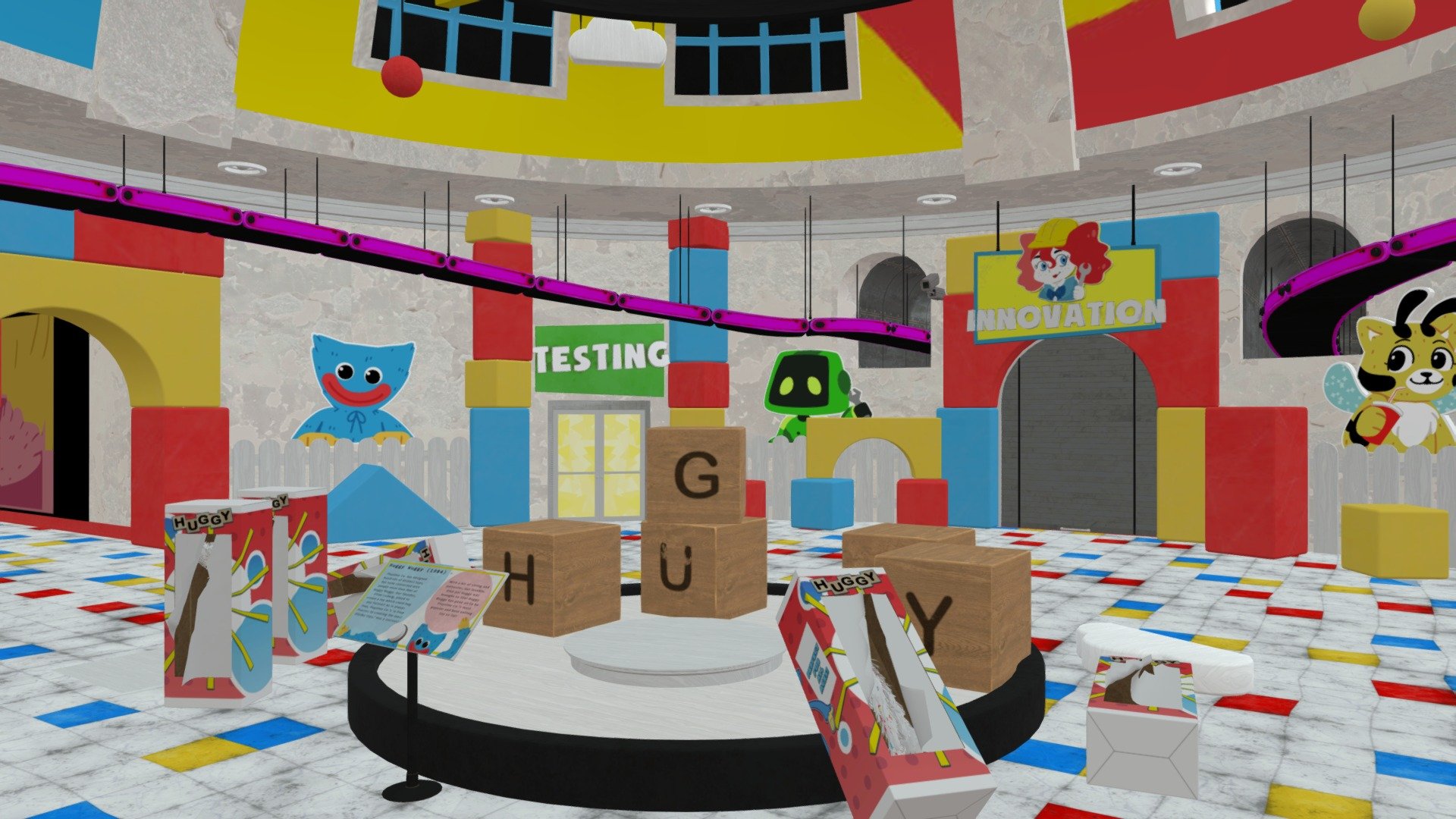 Poppy Playtime Chapter 1 Hub (TEXTURED) - Download Free 3D model by LinearVibes [682e146 ...