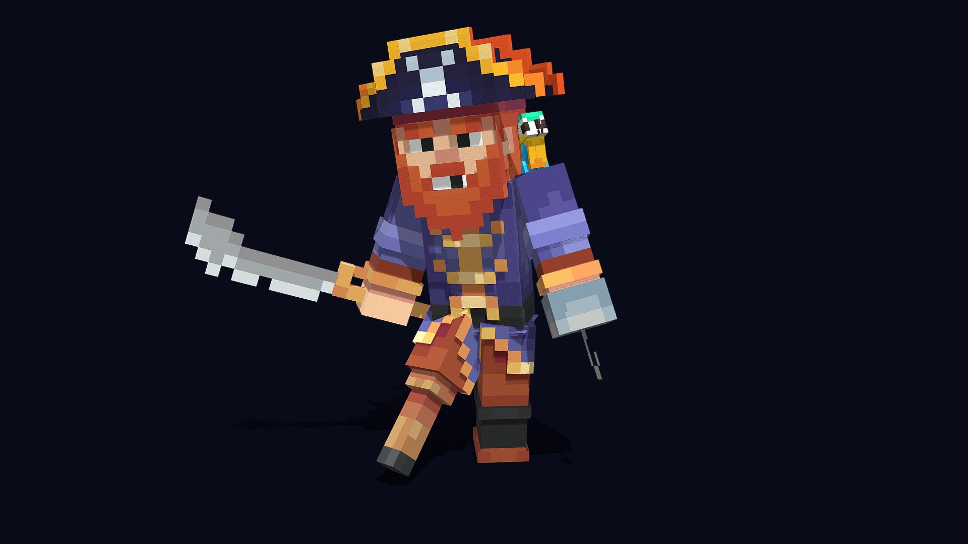 NPC - Pirate | Evolucraft summer edition - 3D model by Yorz3D [68312c5 ...