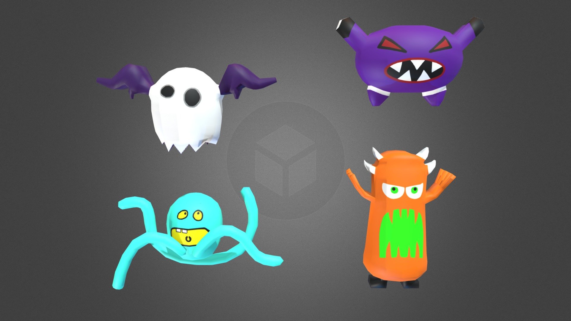 Low Poly Monsters - Download Free 3D model by Stigia Studio ...