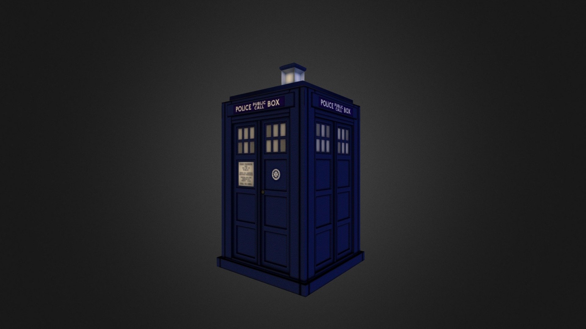 tardis.zip - 3D model by juliouscm [6831d25] - Sketchfab