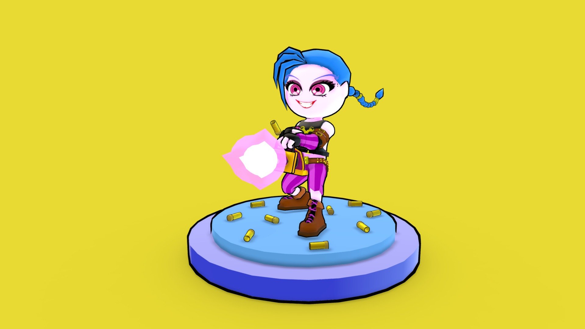 Chibi Jinx - 3D model by asianfanboi [683348f] - Sketchfab
