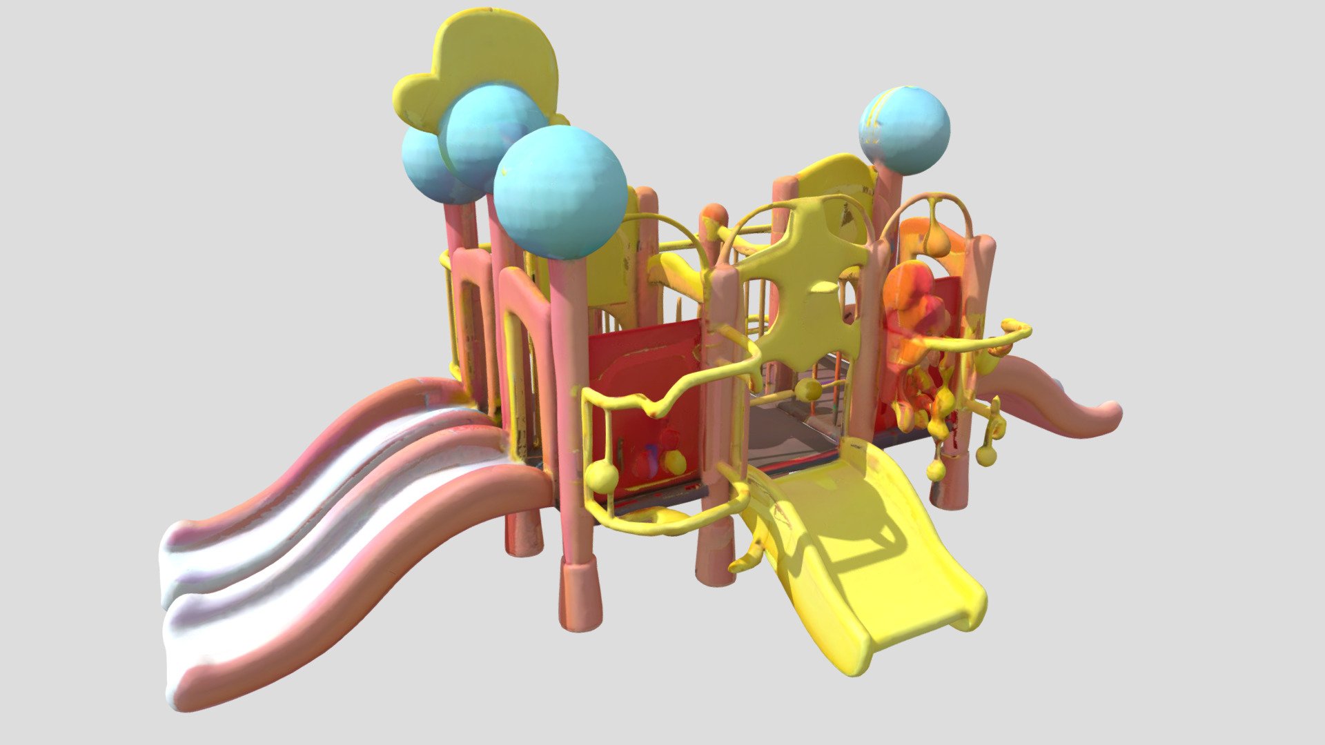 Backyard Wonder Yard - playground - Download Free 3D model by Brian ...