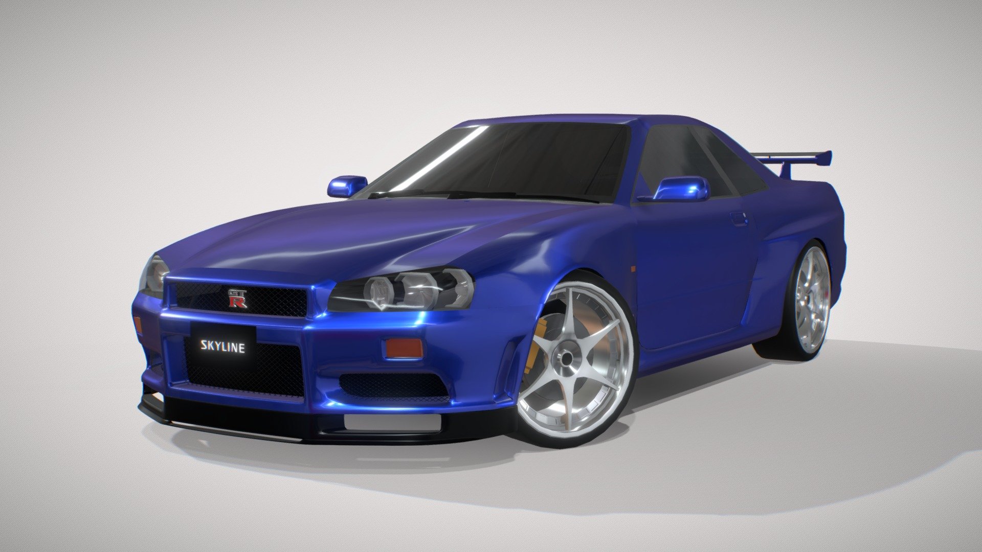 Nissan Skyline R34 GTR - Download Free 3D model by Blue3D (@Blueberry12 ...
