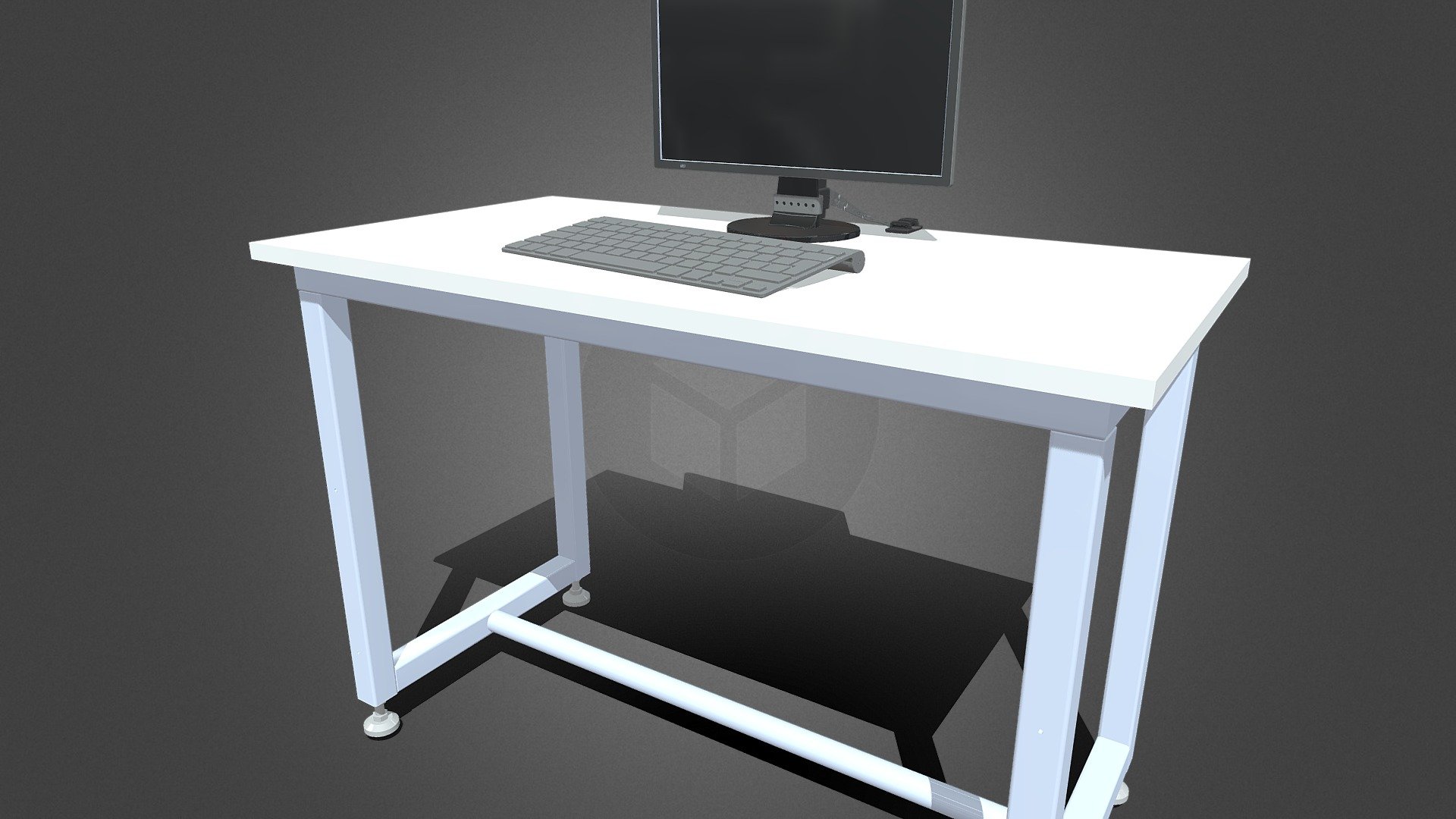 Computer Monitor Anti-Tip Fastener Lasso 1 - 3D model by SAFE-T-PROOF ...