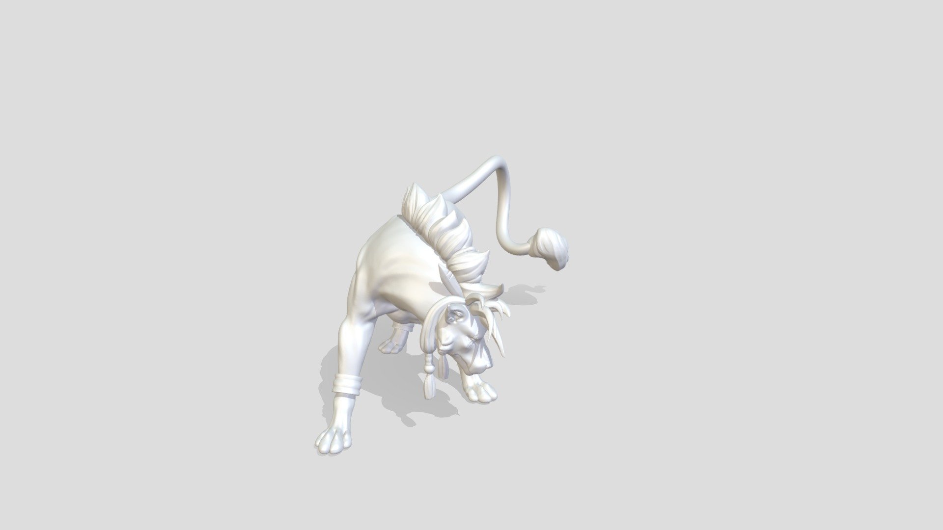 Red XIII - 3D model by Hanmonster [6836476] - Sketchfab