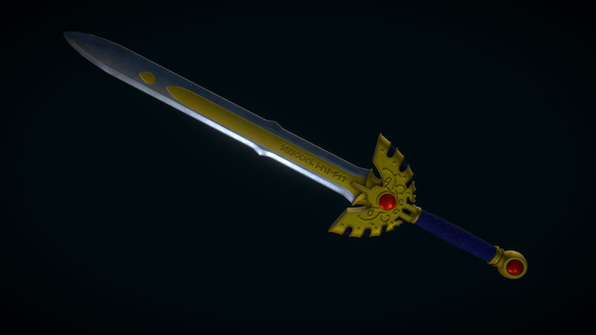 Erdrick's Sword (Dragon Quest I, II & III) - 3D model by Nguyễn Hữu Tài ...