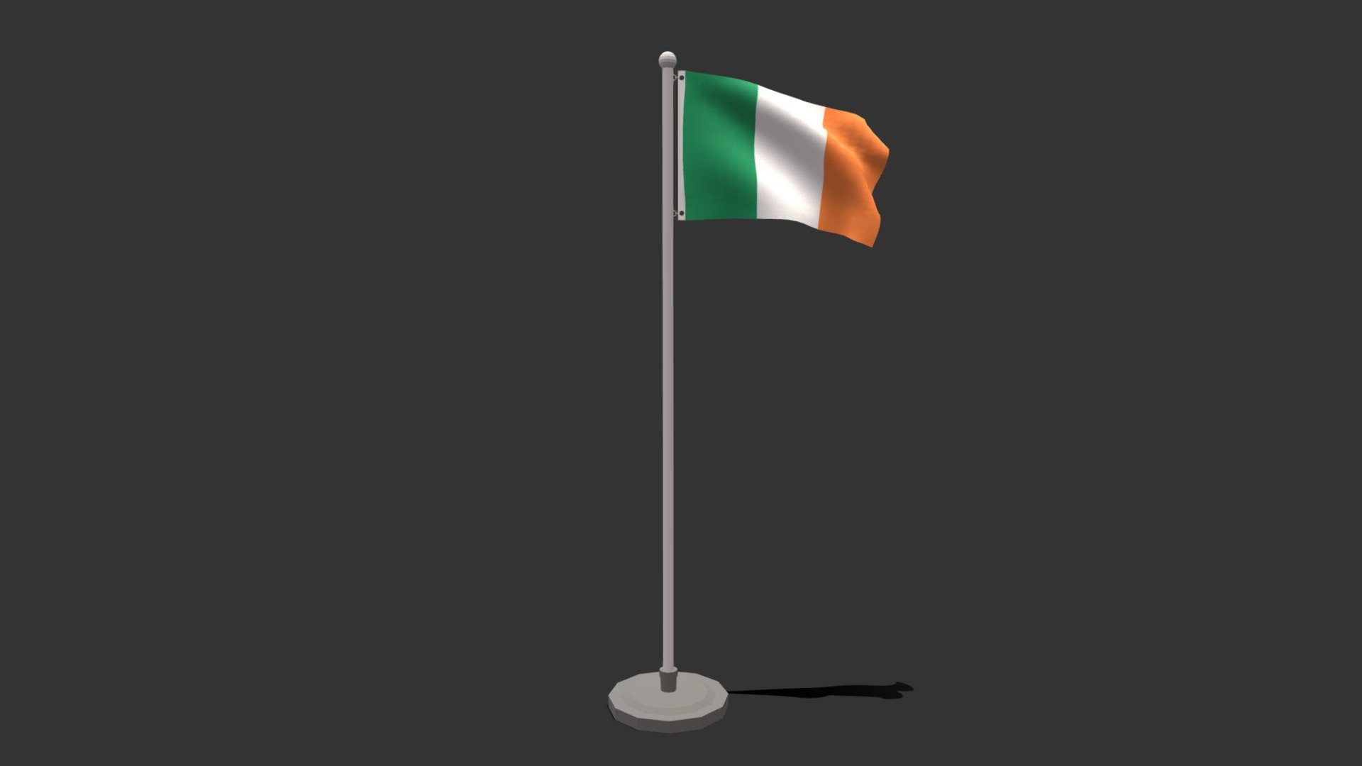 Low Poly Seamless Animated Ireland Flag - Buy Royalty Free 3D model by ...