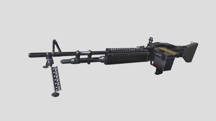 M60-gunmodel 3D models - Sketchfab