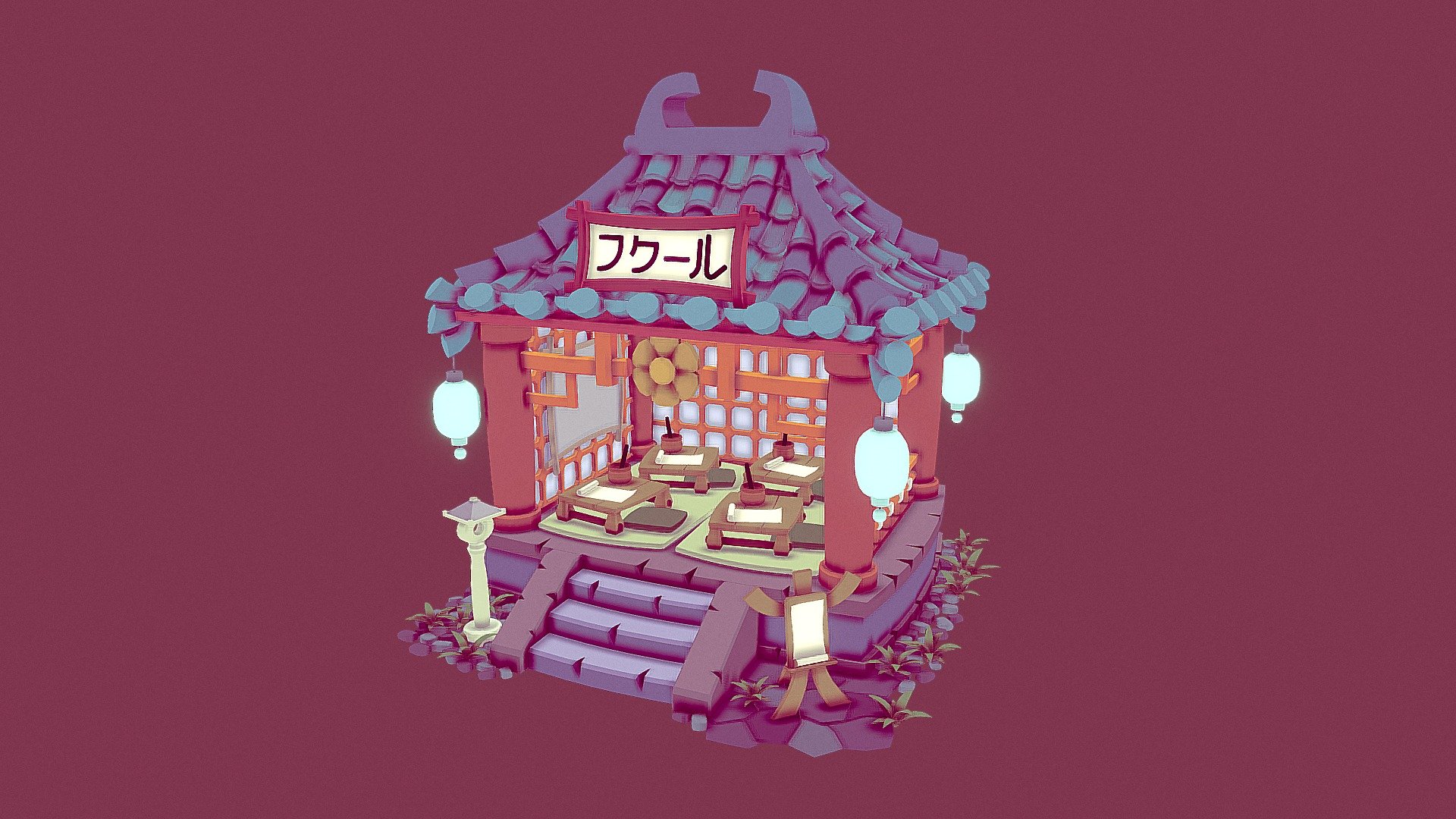 A Warm Glow - #CalligraphySchoolChallenge - 3D model by Taylor Crook ...