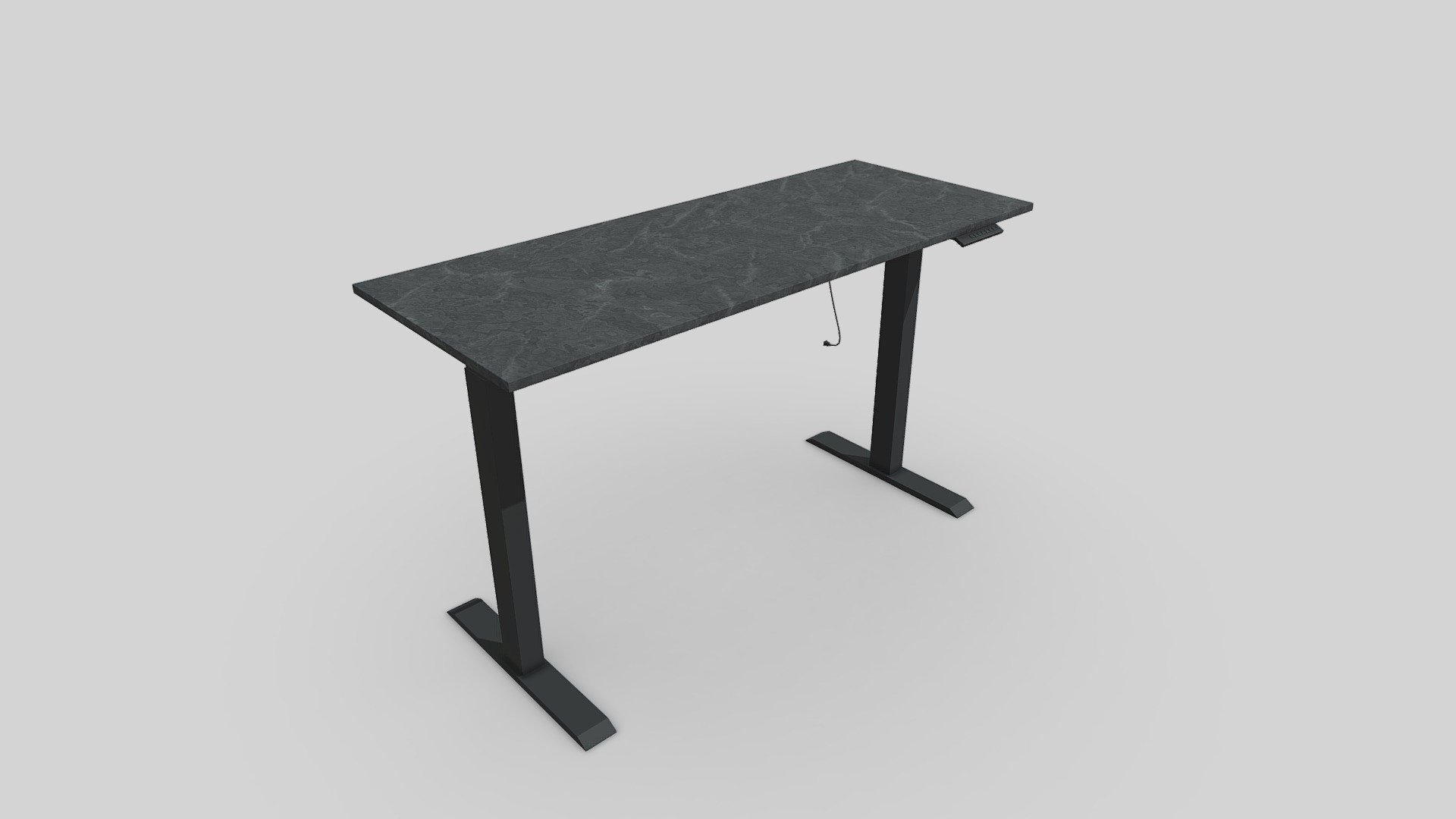 Standing Desk - Dark Stone - 3D model by Elemento Arts (@elementoarts ...