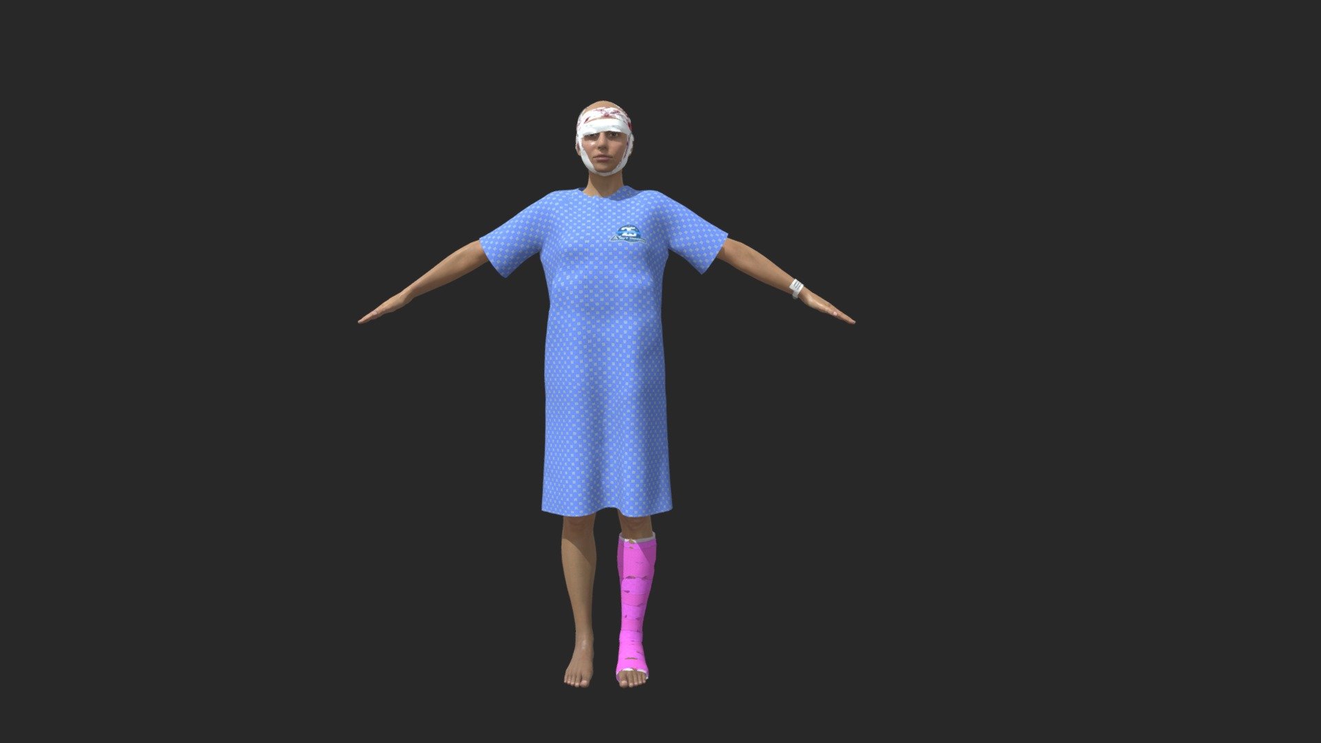 Patient - 3D model by AVT SIMULATION (@Bradley.Collins) [6838043 ...