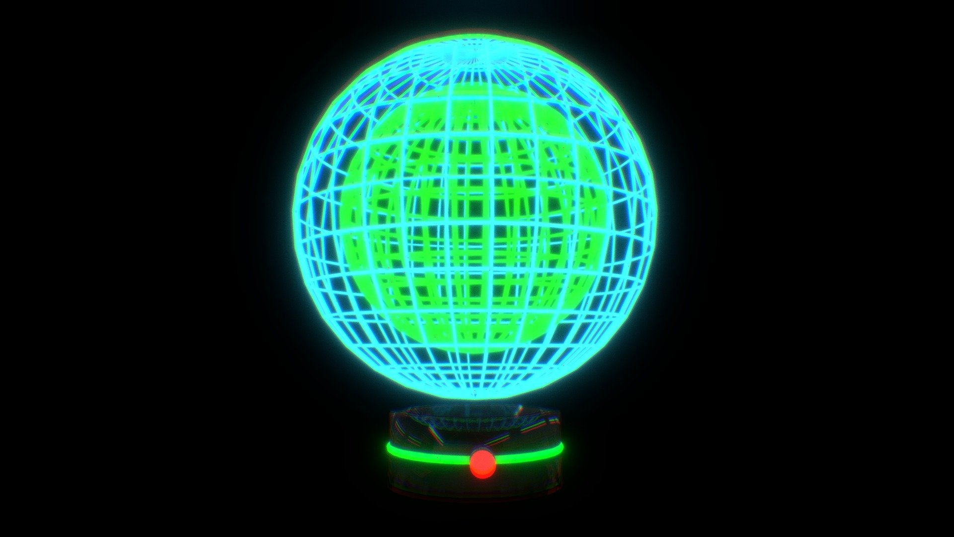 Futuristic Sci-fi planet scanner radar thing - Download Free 3D model ...