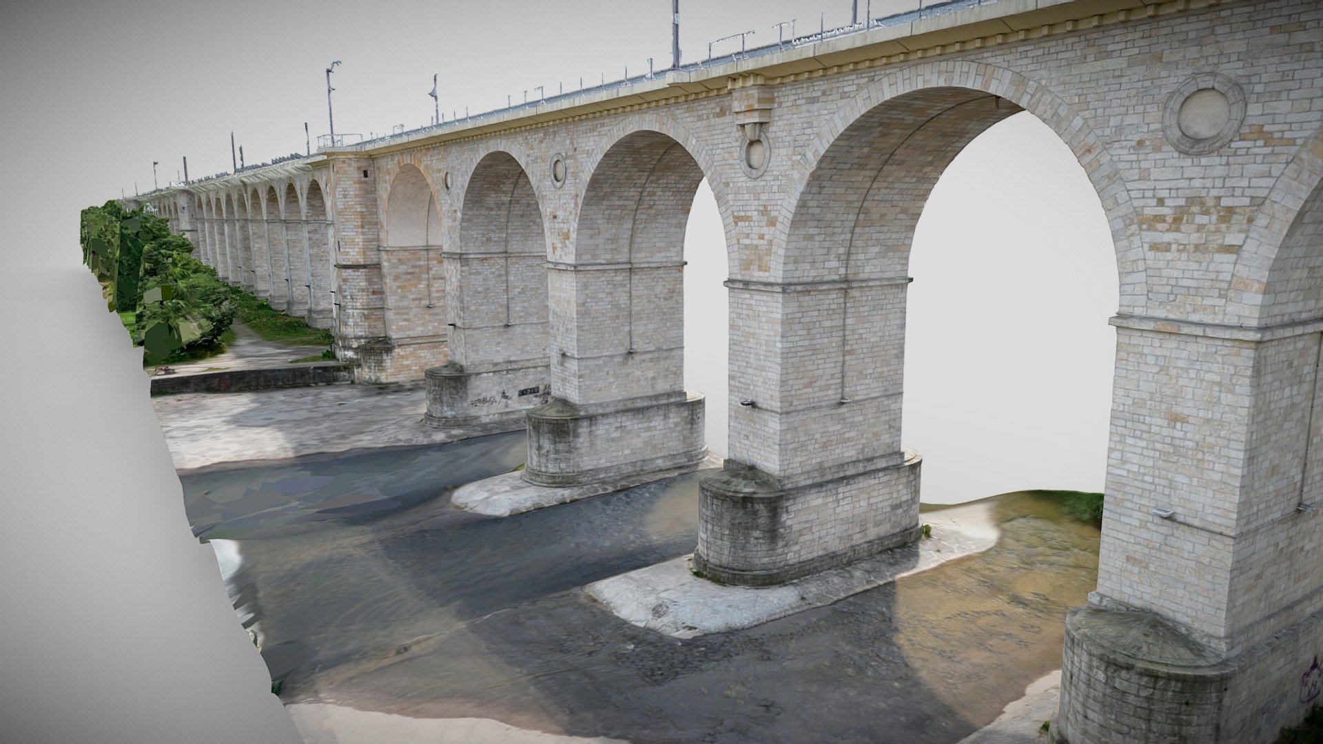 Zabytkowy most nad Bobrem - Bolesławiec - 3D model by Atlas 3D ...
