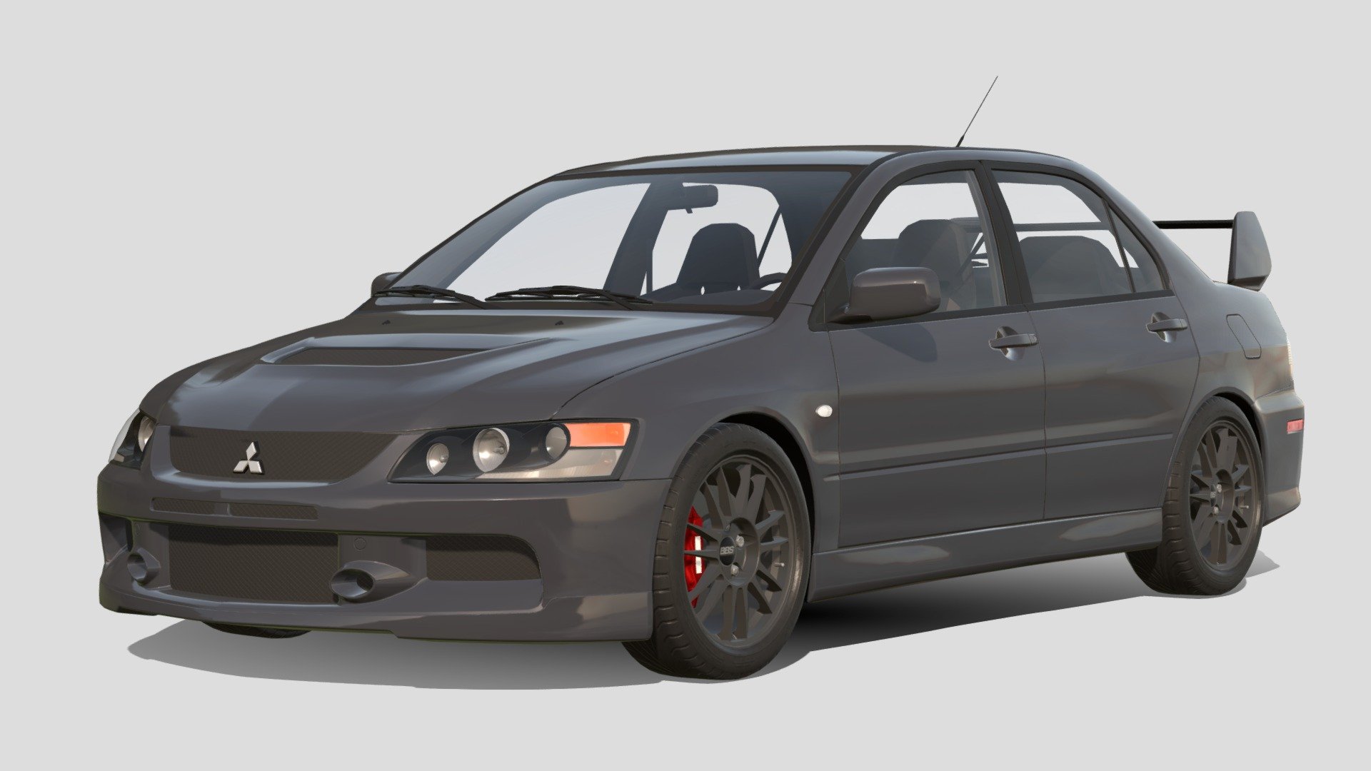2006 Mitsubishi Lancer Evolution IX MR - Download Free 3D model by ...