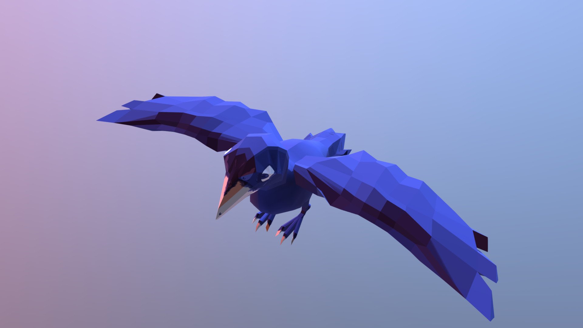 Stylized Crow - 3D model by Christina Bloodgood (@bloodgood) [68392a3 ...