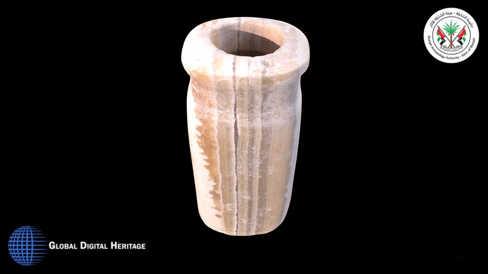 Calcite Vase No. 19, Mleiha, Sharjah, UAE. - Download Free 3D model by ...