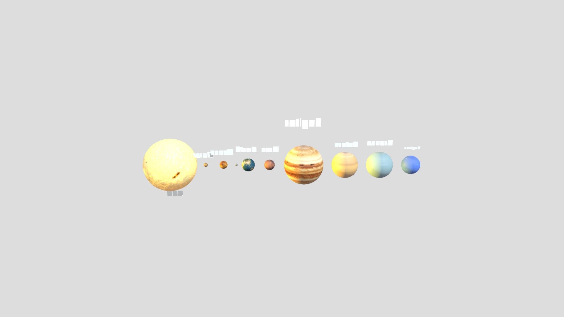 Solar System - Download Free 3D model by Nidhiparab [683a9ed] - Sketchfab