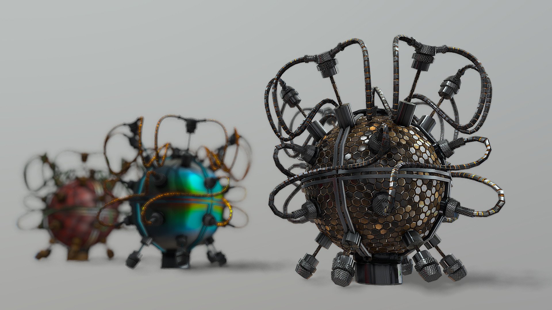 Power Cores - 3D model by Scott Thompson (@SelflessWon) [683acdb ...