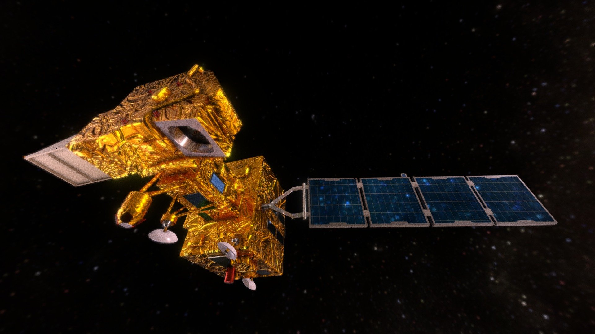 Landsat 7 Satellite - Buy Royalty Free 3D model by Ch4rlie (@Ch-4-rlie ...