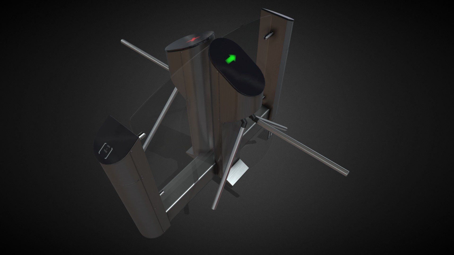 Turnstile 05 - Buy Royalty Free 3D model by Sota 3007 (@celsota3007 ...