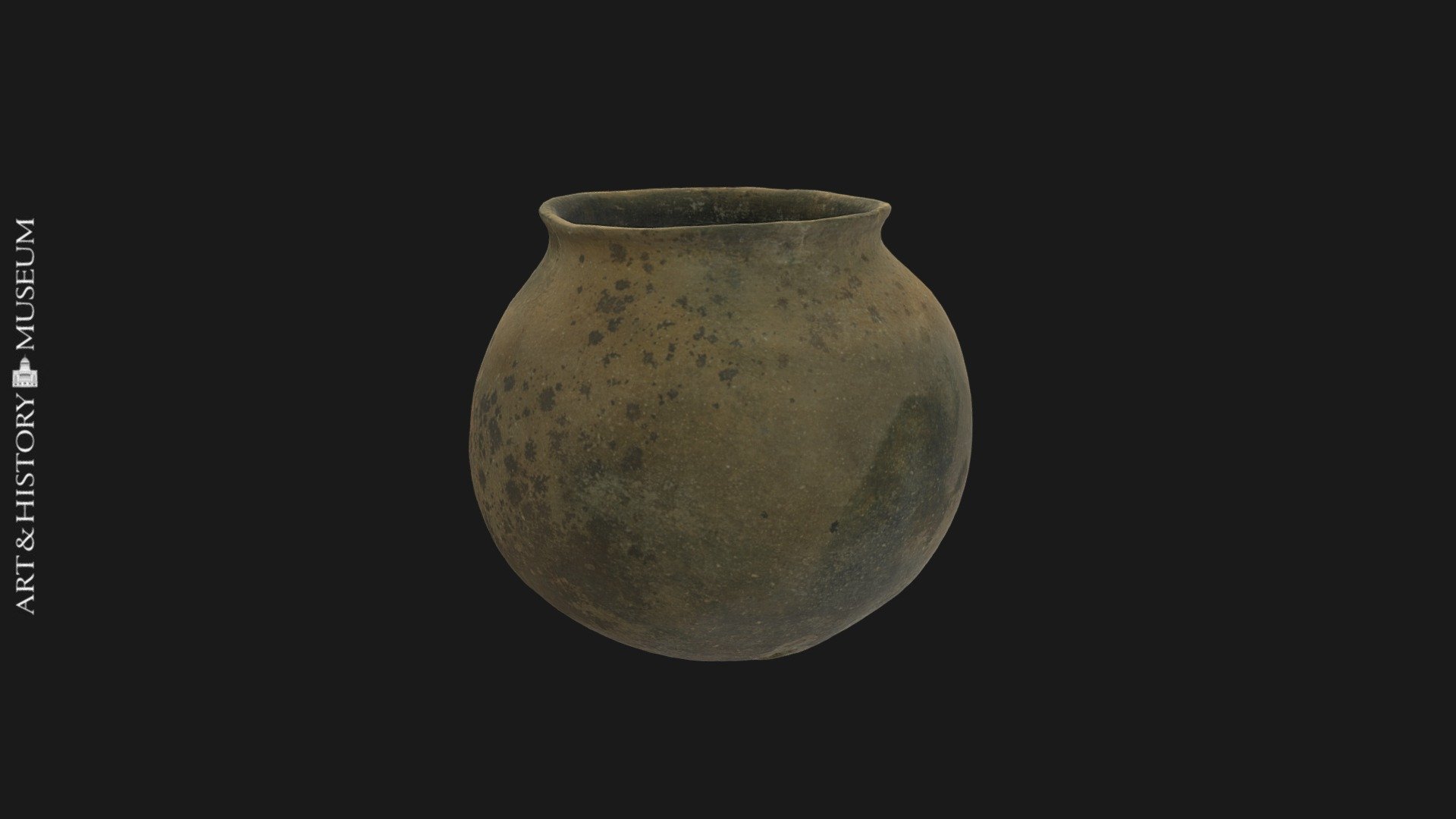 Egg-shaped pot with small opening & flaring rim - Download Free 3D ...