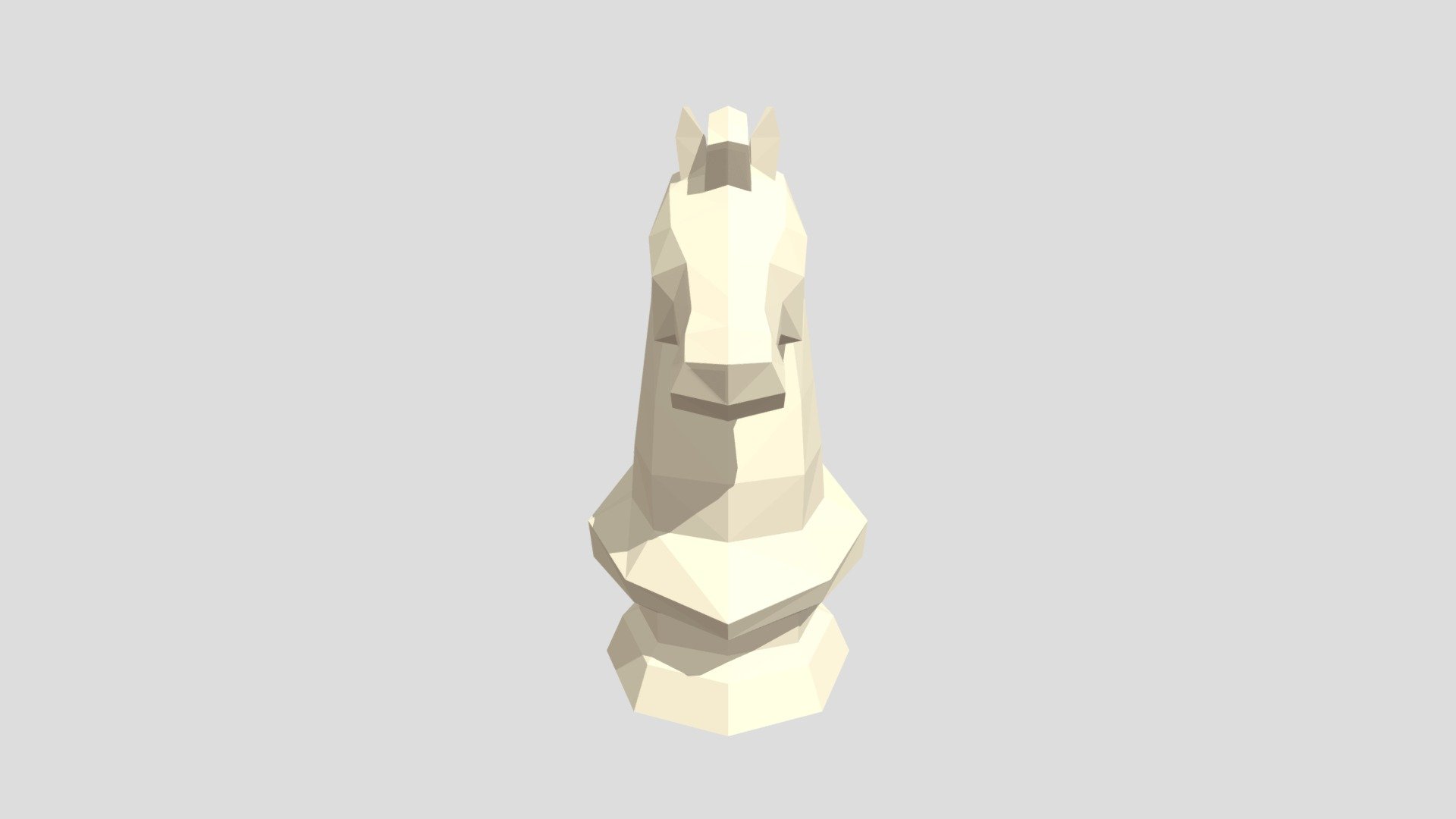 Knight chess piece from Poly by Google - Download Free 3D model by ...