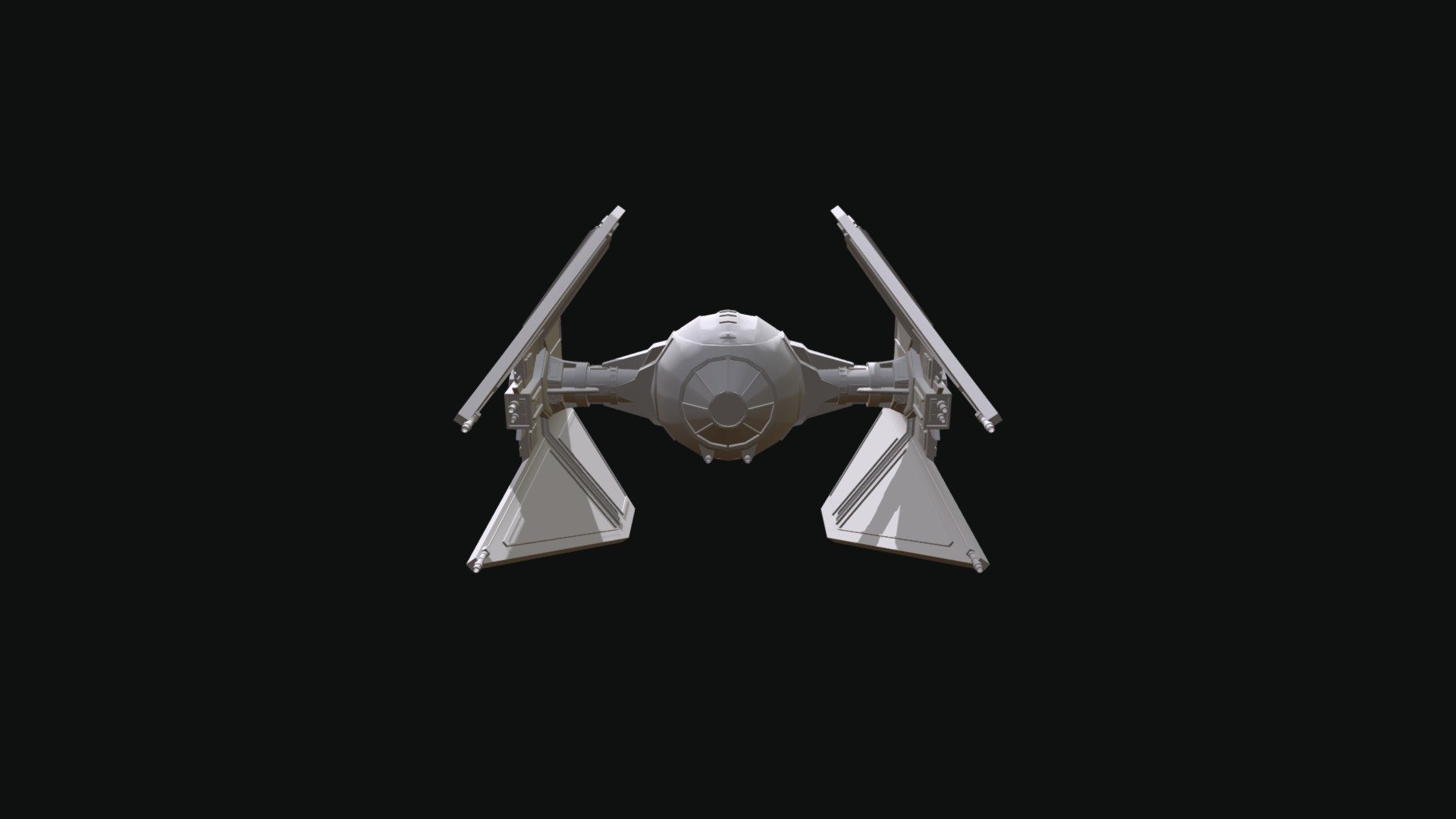 Tie Interceptor - 3D model by Ana García (@anagarcia_c) [683ebd3 ...