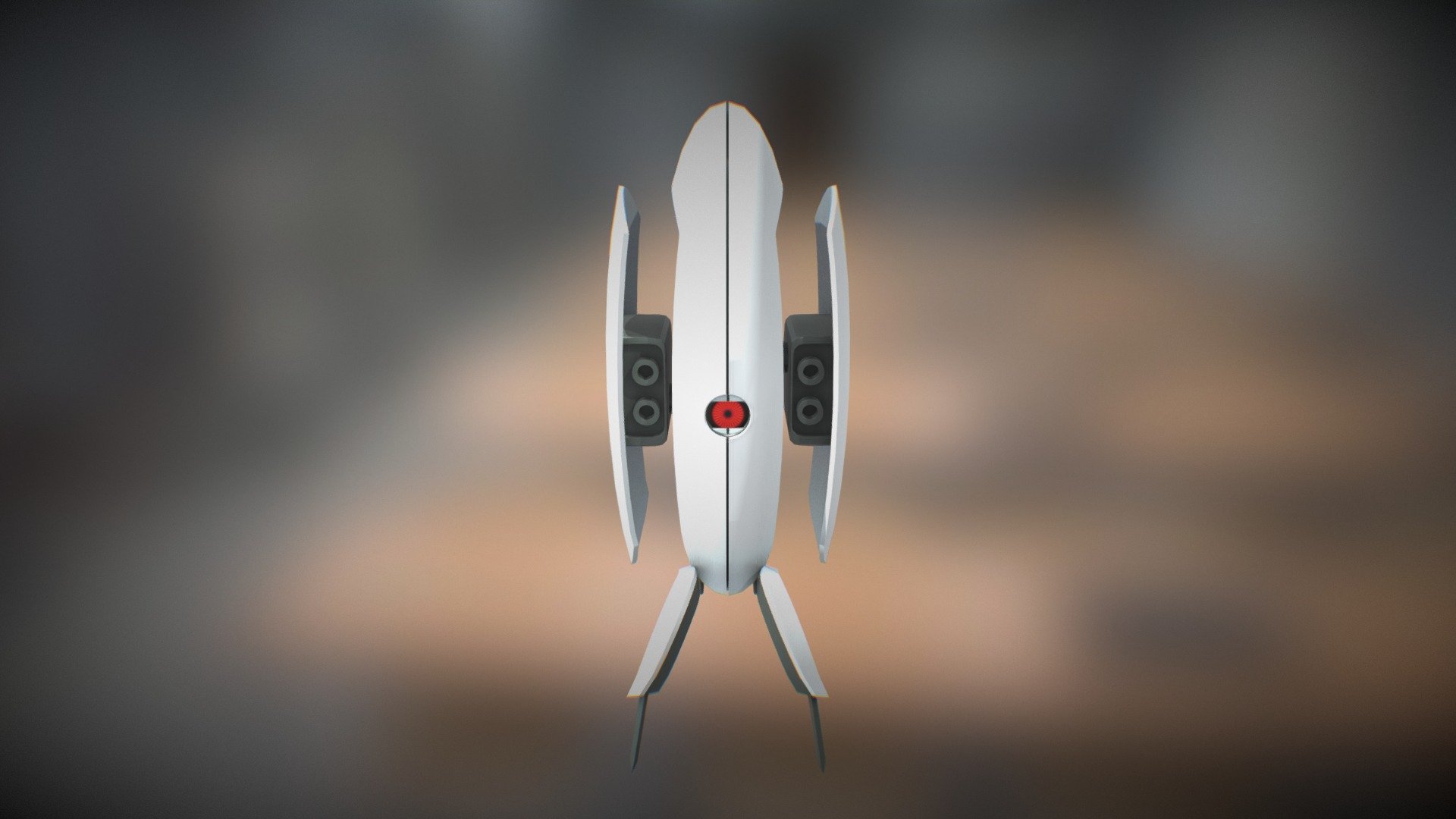 Portal 2 Sentry Turret (remake) - 3D model by Festcop [683f0db] - Sketchfab