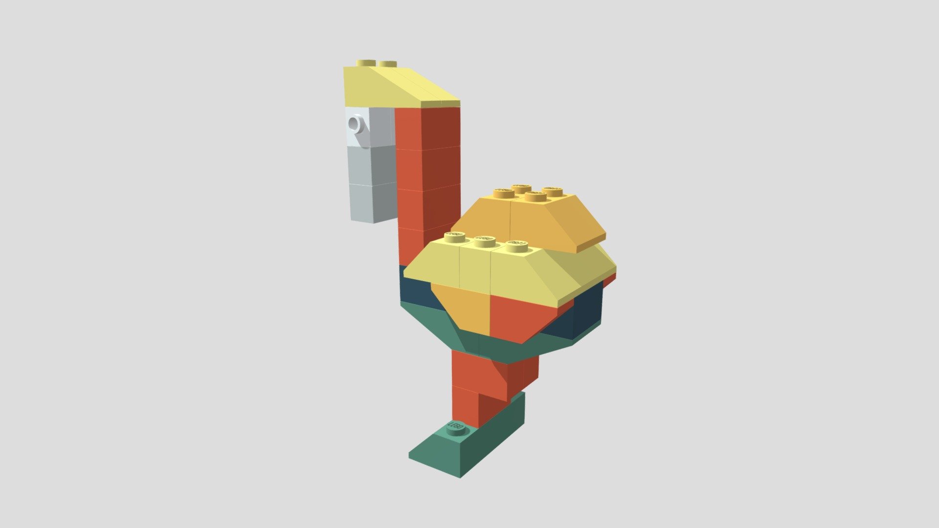 flamingo - 3D model by Jeet Mukesh Hirani (@jeetmukeshhirani) [683f6b2 ...