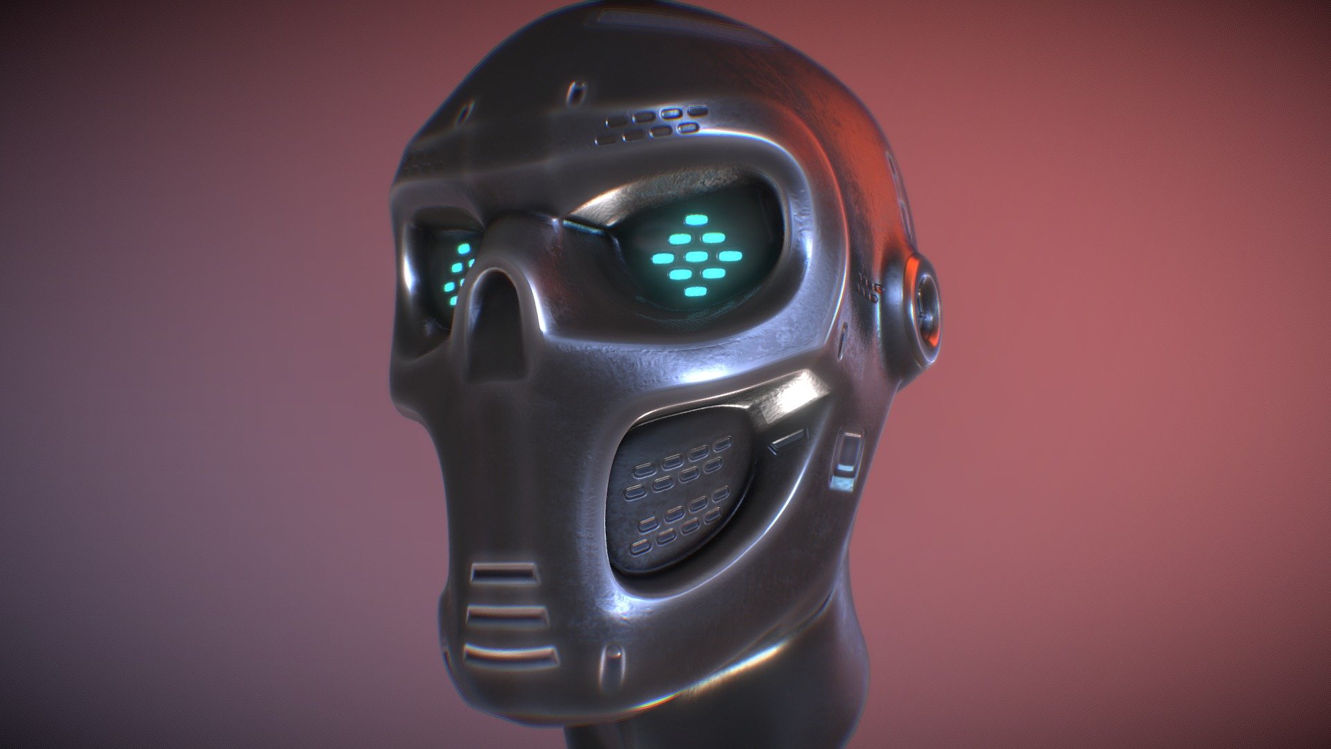 CYBERHEAD [High Poly Free Asset] - 3D model by Idmenthal (@idmental.id ...