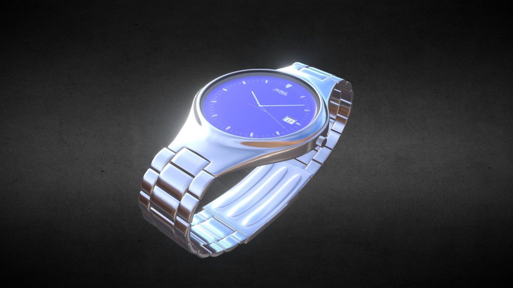 Watch - 3D model by cjrevant (@cjabery) [6842151] - Sketchfab