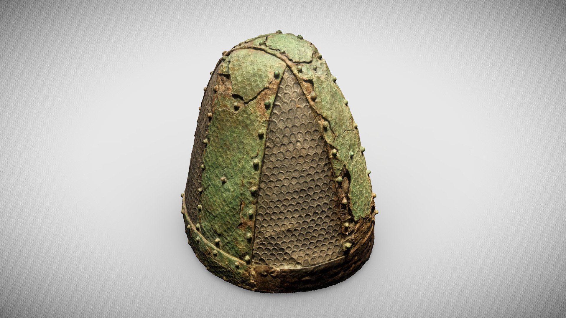 Helmet of King Sargon II - Buy Royalty Free 3D model by Geoffrey ...