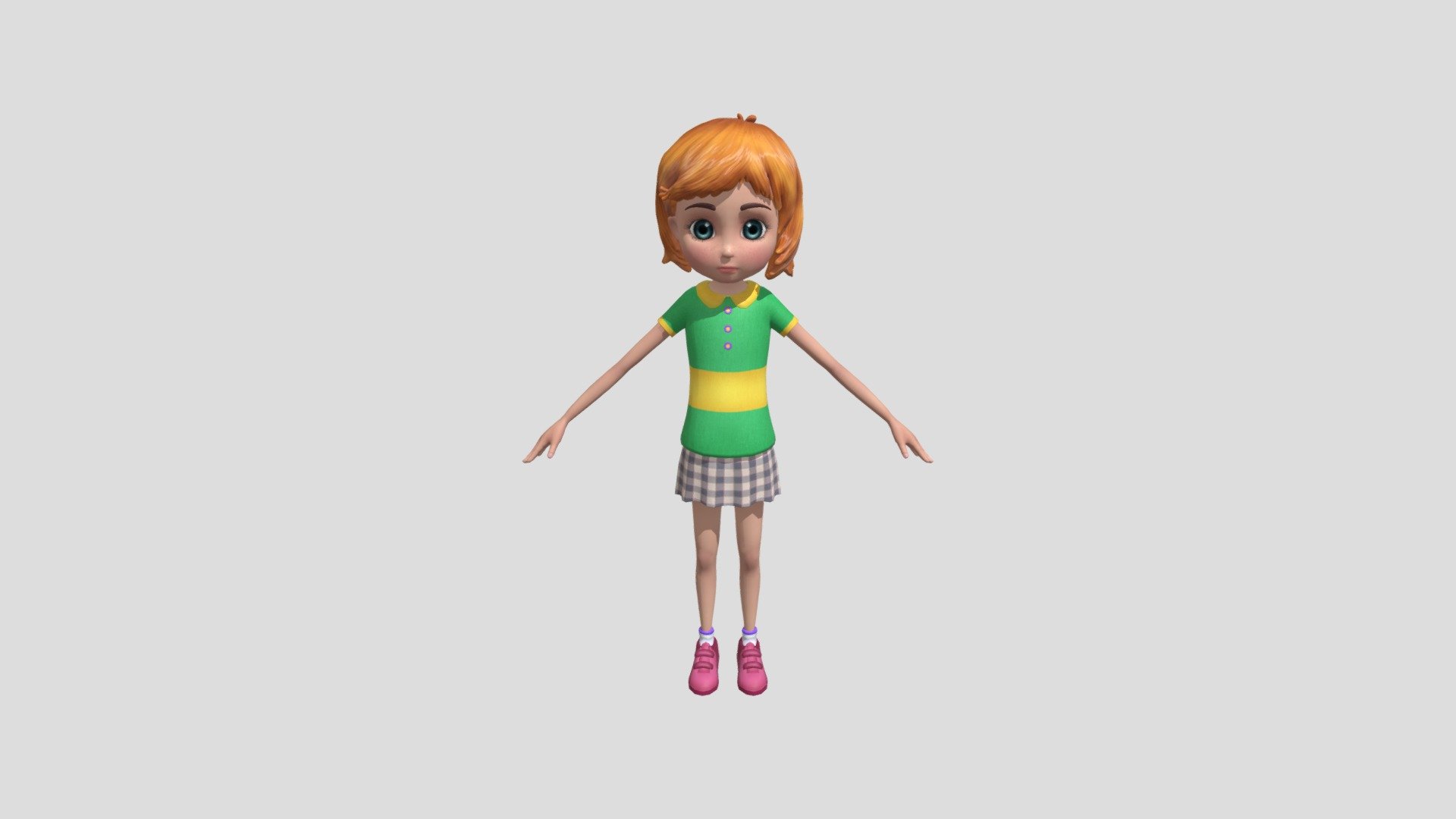 Girl - Download Free 3D model by JakobHenerey20231 [684515e] - Sketchfab