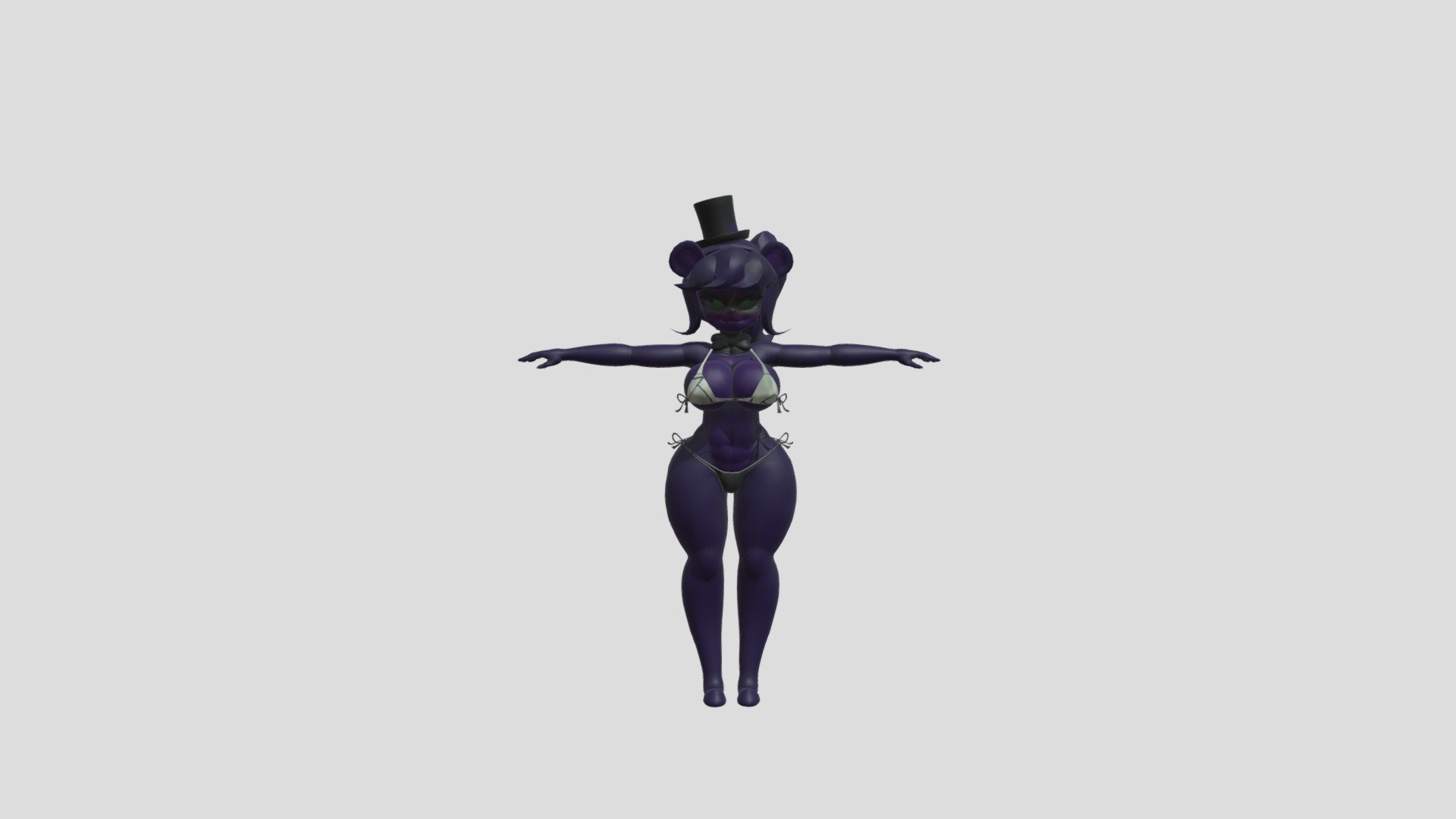Shadow Frennie Bikini - Download Free 3D model by dwall8611 [68465f3 ...