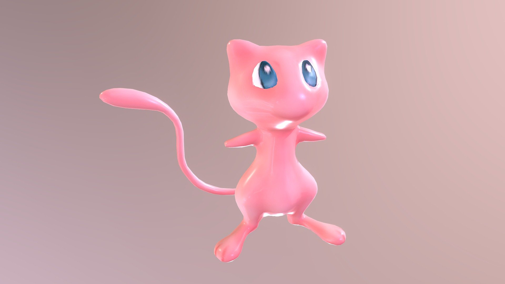 Mew - 3D model by Sofia Cardoso (@doragonbat) [68472d5] - Sketchfab