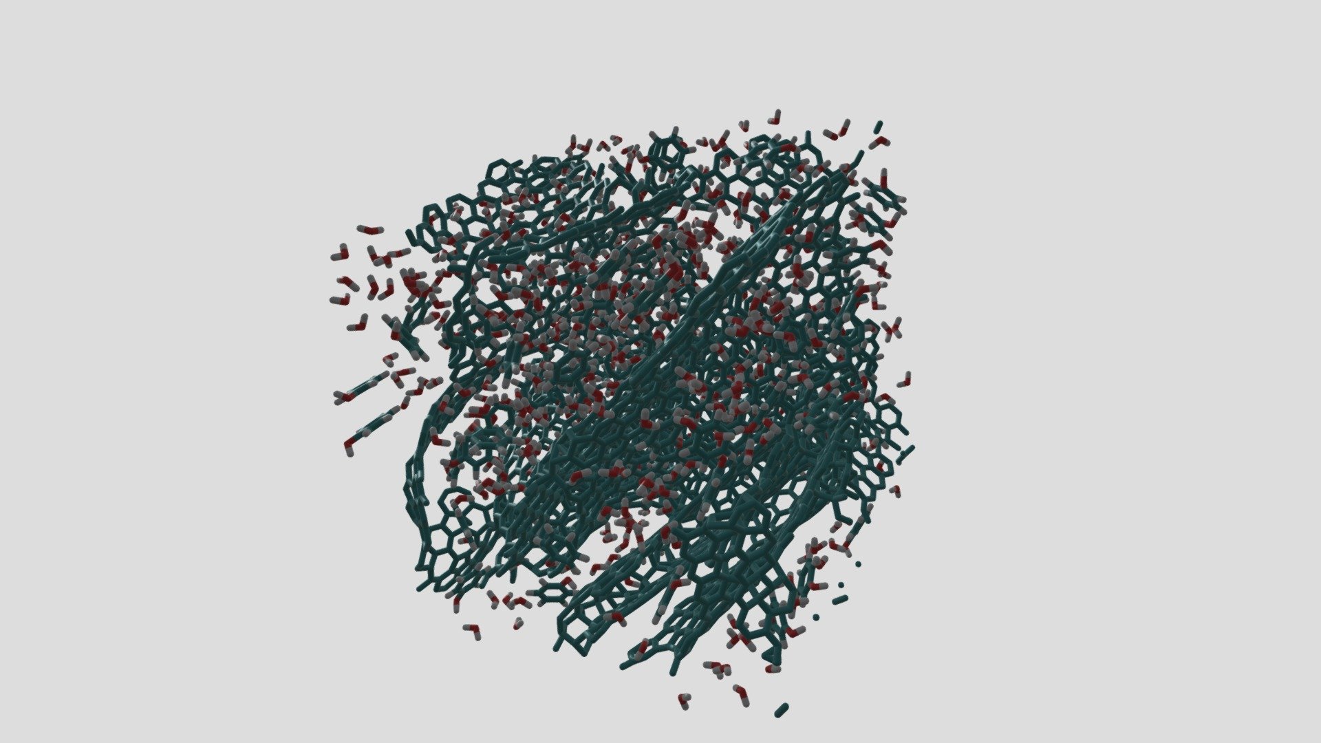 Phenol adsorption in the activated carbon (EDIP) - 3D model by ...