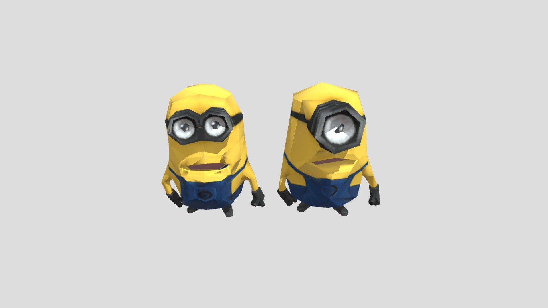 Minions Low Poly - Download Free 3D model by Thomas The Tank Engine ...