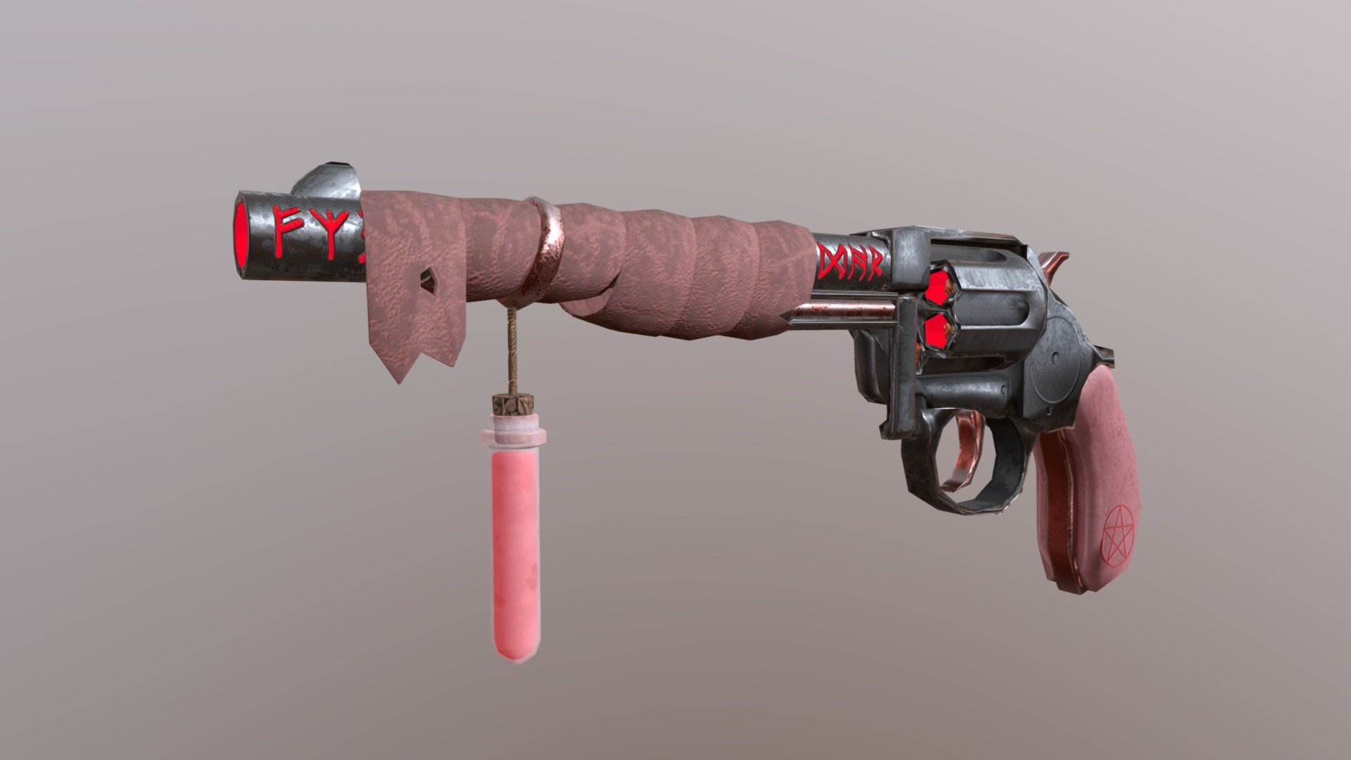 Mage Revolver - 3D model by T.J. McLatchie (@T_McLatchie) [684bdba ...