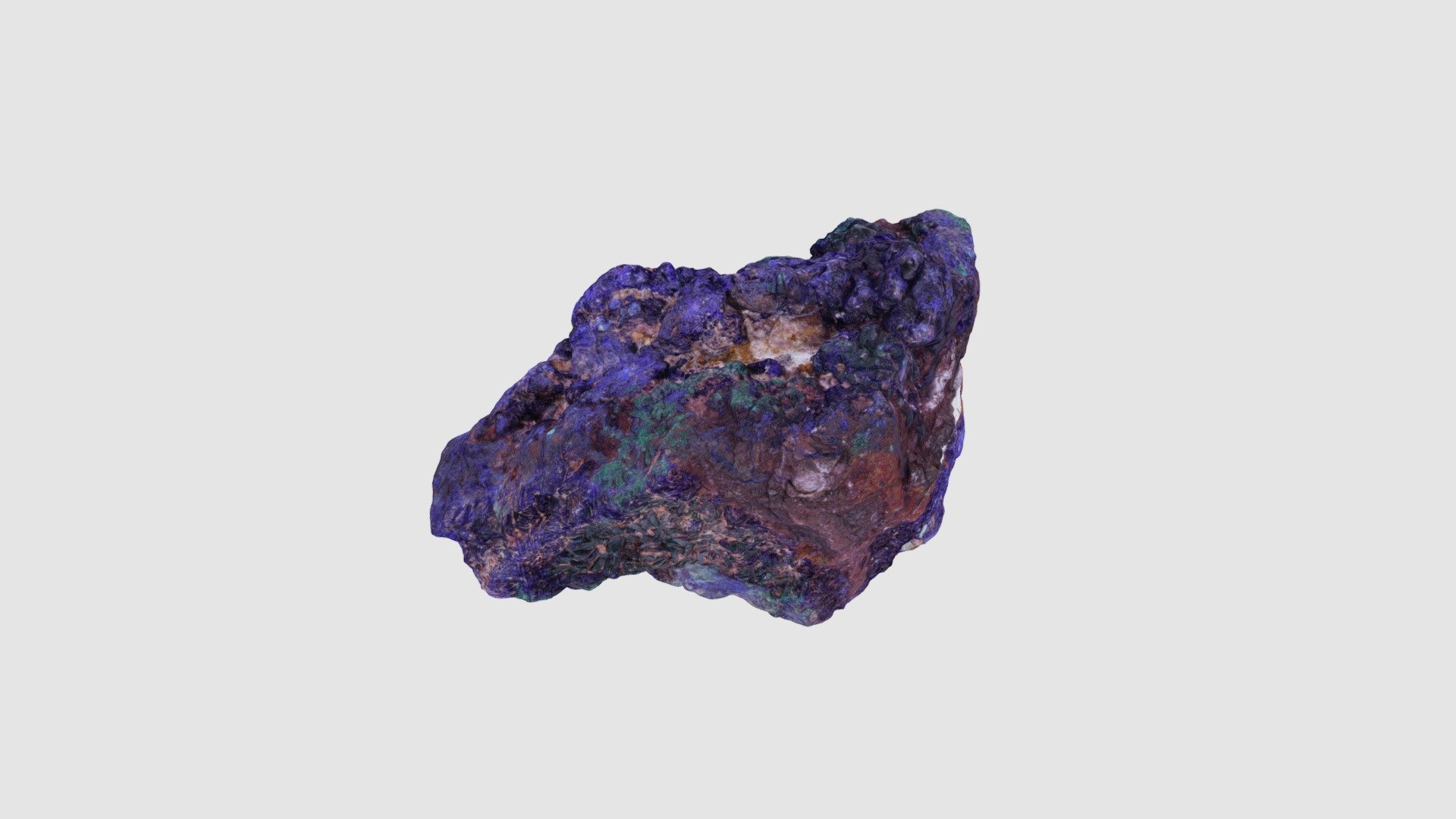 Azurite and malachite - Download Free 3D model by rocksandminerals ...