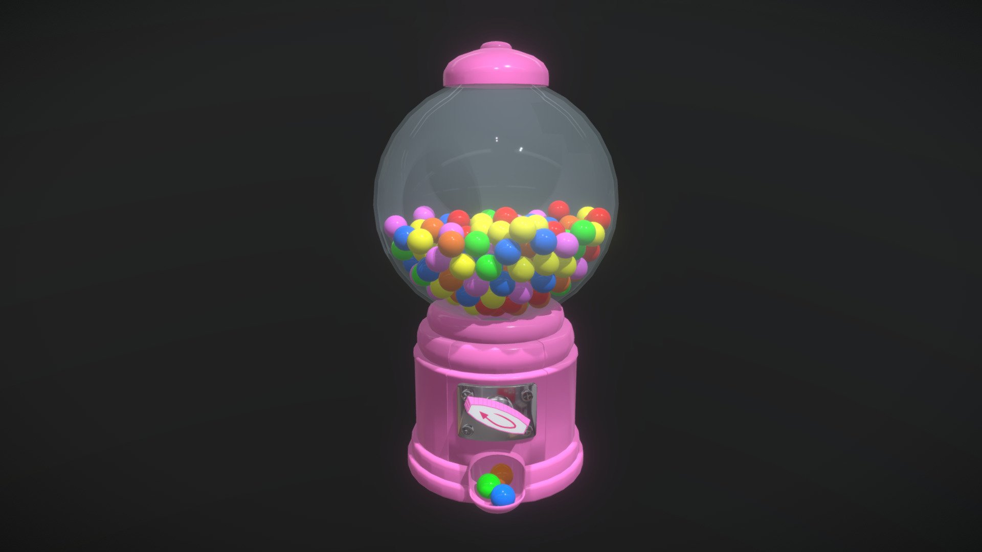 Candy Machine - #3December2020 Day10 - Buy Royalty Free 3D model by ...