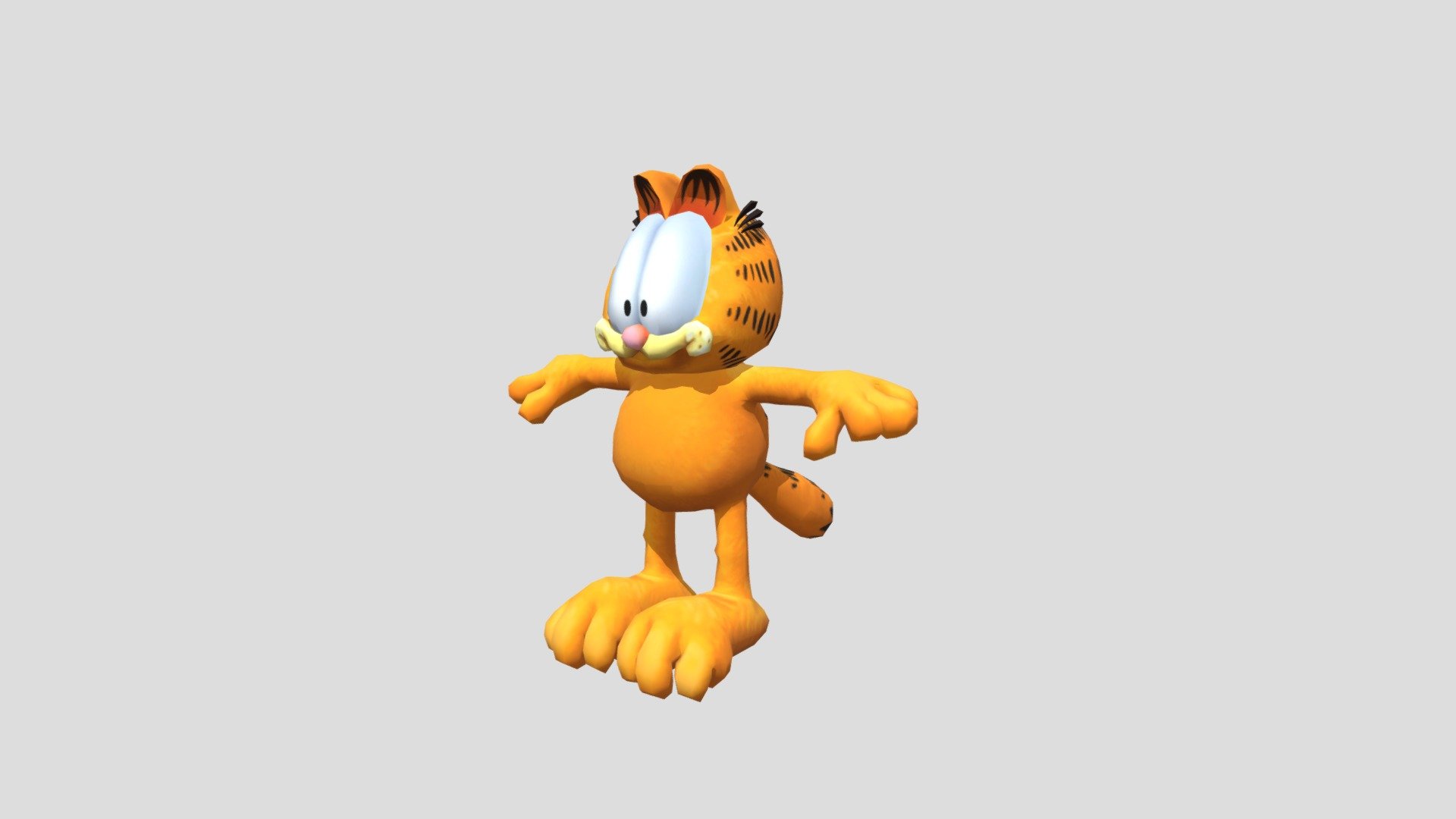 Garfield - Download Free 3D model by Mikey.effects (@soniayadri2010 ...