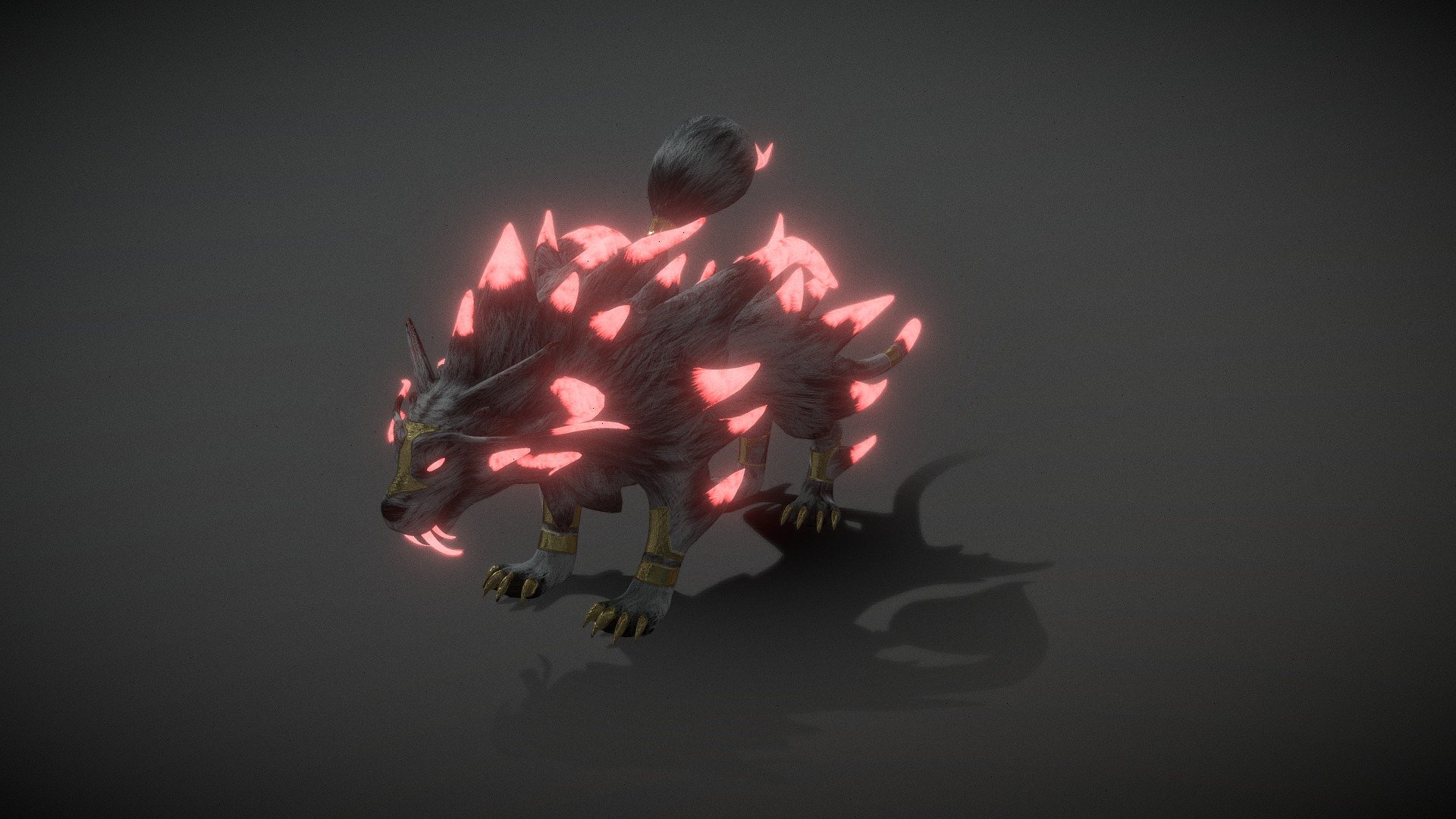 shadow wolf - 3D model by linhpromax [684e758] - Sketchfab